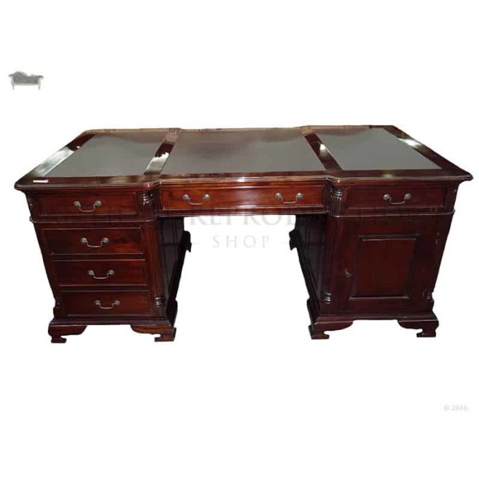 Lombardo Office Writing Desk 150cm with matching Captains Chair ...