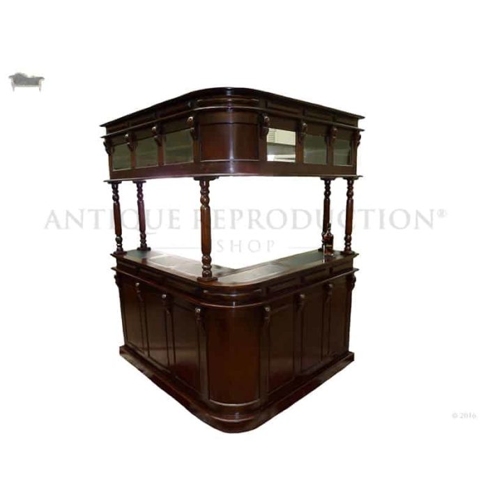 Victorian Traditional Bar Base Mahogany Home Pub, matching Barstools ...