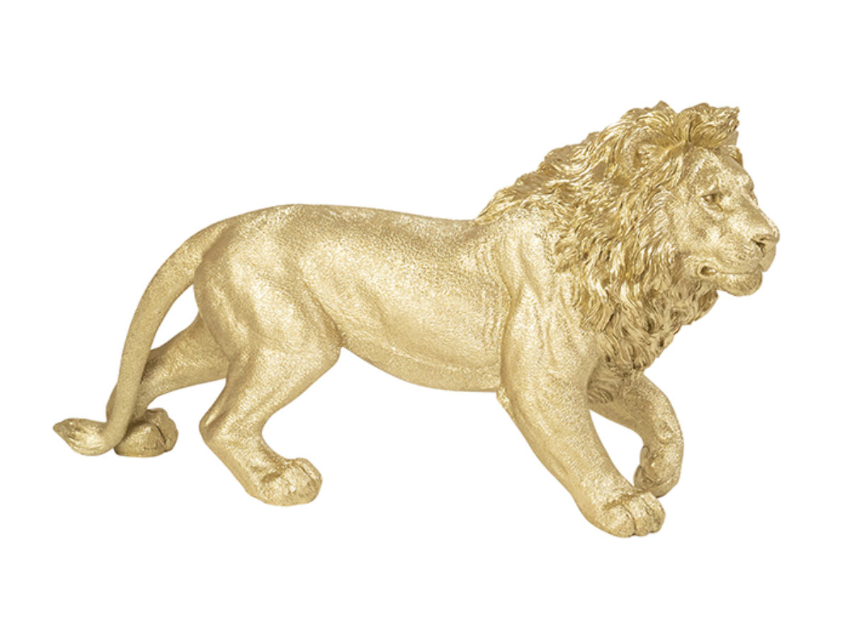 Golden Lion Statue